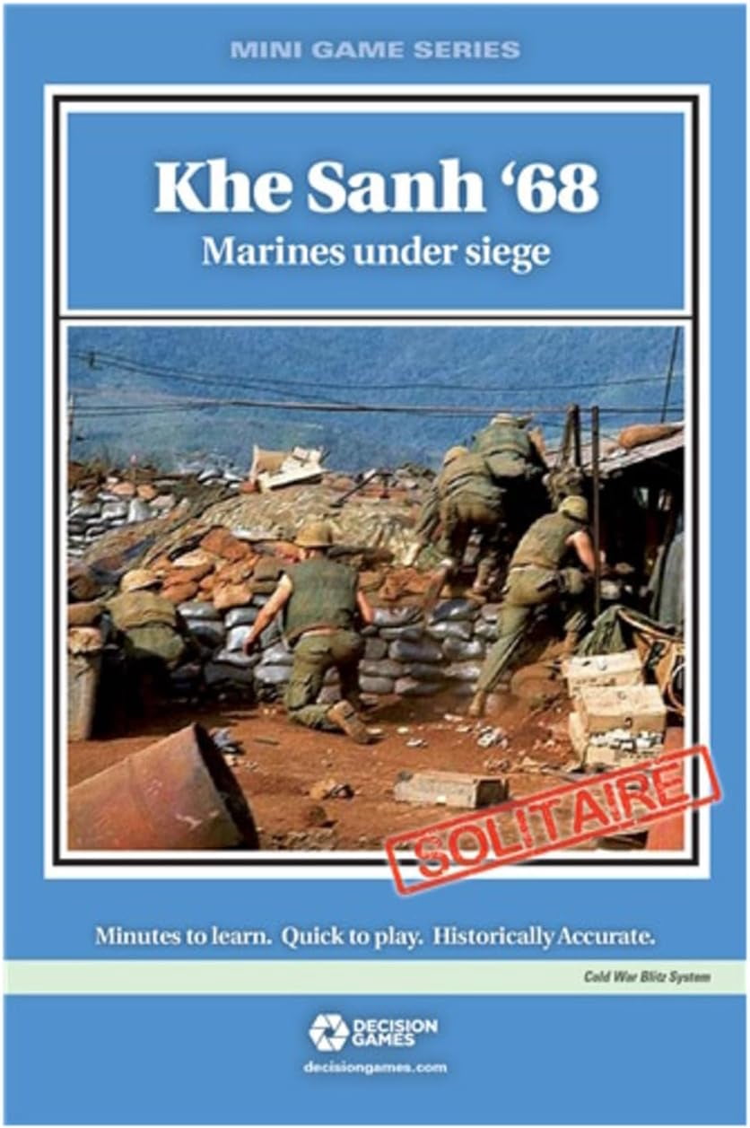 Decision Games 1718 Khe Sanh '68, Marines Under Siege, Folio Game ...