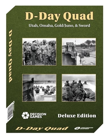 Decision Games D-Day Quad Deluxe Edition Game DCG 1027 - Walmart.com