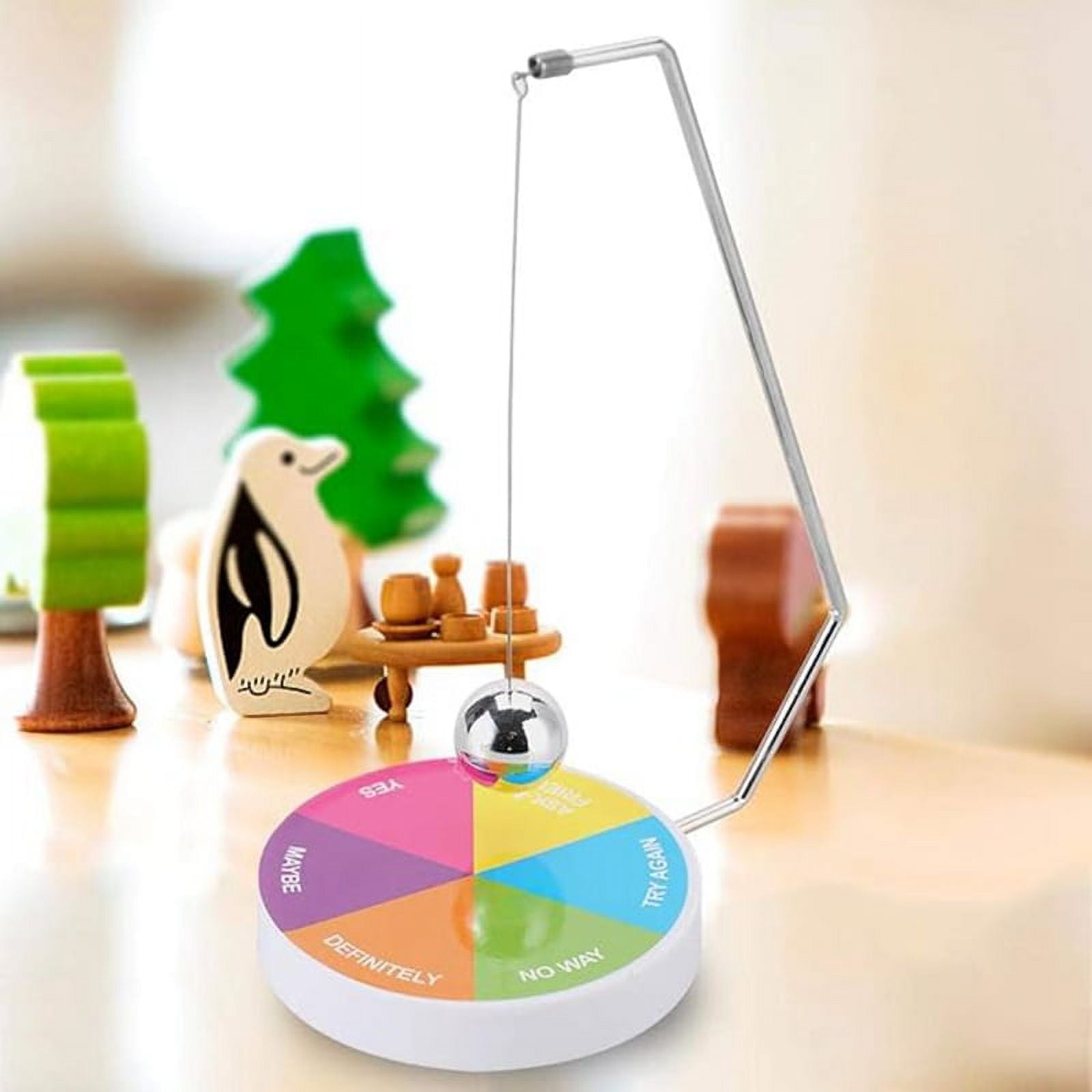Decision Maker Pendulum Dynamic Desk Toy Gift Decoration Magnetic Ball ...