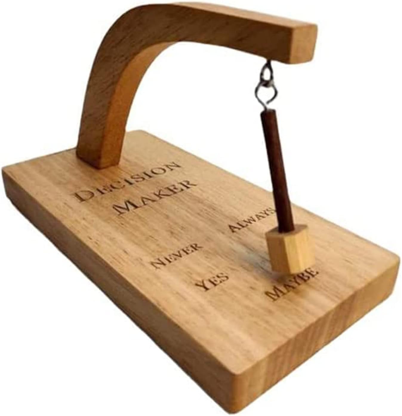Decision Maker, Standard Swing the Pendulum and Find the Answer to Your Question, Wooden ...
