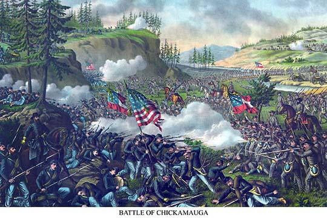 Decisive Defeat of Union Forces under General Rosecrans by General ...
