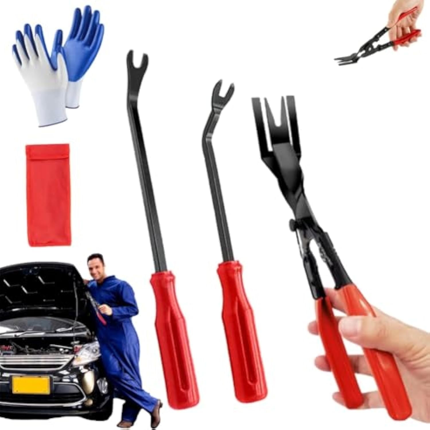 Decisivte 2025 New Panel Clip Removal Pliers 3-Piece Set, Trim Removal ...