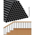 Deck Balusters 101 Pack, 26 in Aluminum Stair Balusters, 3/4 in ...
