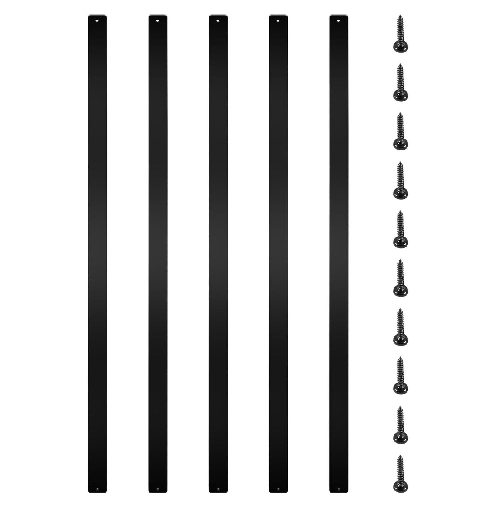 Deck Balusters, 16 Pack Metal Deck Spindles, 29.5"x1" Staircase ...