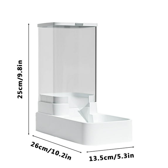 Deck Bird Feeder Automatic Cats Feeder Timed Cats Feeding Station 3.8L ...