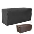 Deck Box Cover Waterproof Heavy Duty Patio Ottoman Cover All Weather ...