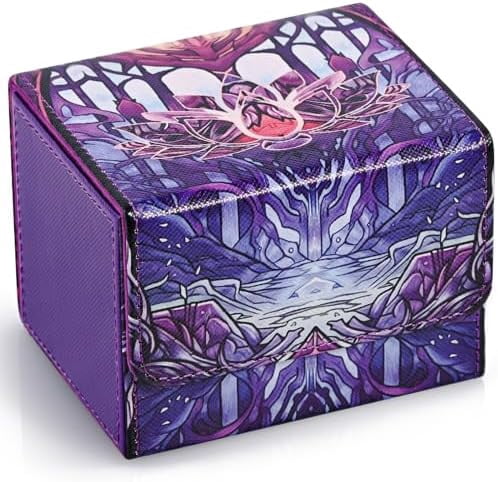 Deck Box for MTG Cards, Trading Card Storage Box Holds 120+ Sleeved ...