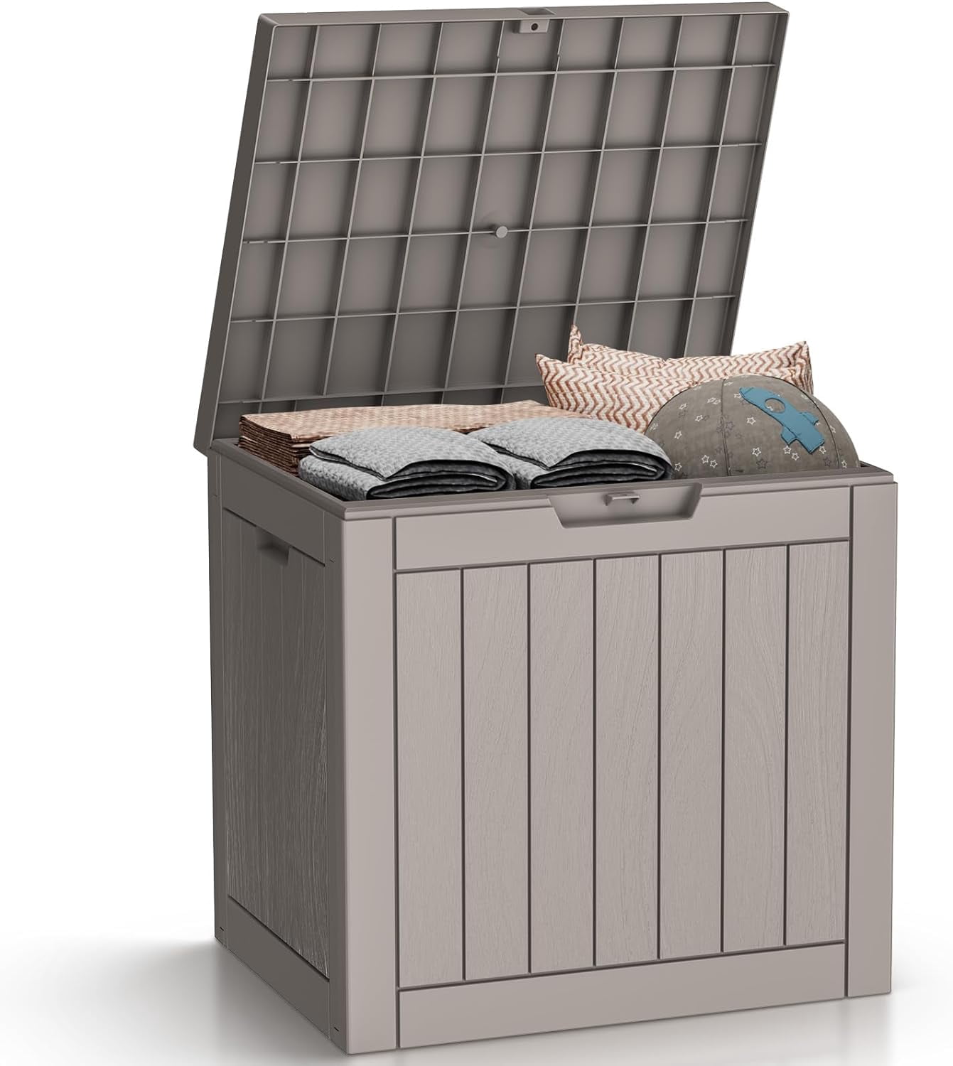 Deck Box, Outdoor Storage Box for Patio Furniture, Patio Cushions, Gardening Tools, Pool ...