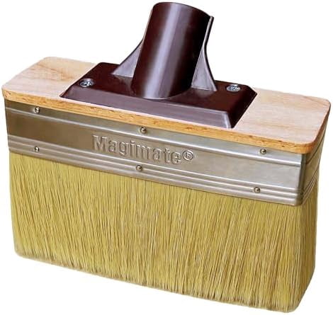 Deck Brush Stain Applicator by - Thick Soft Large Paint Brush Head with ...
