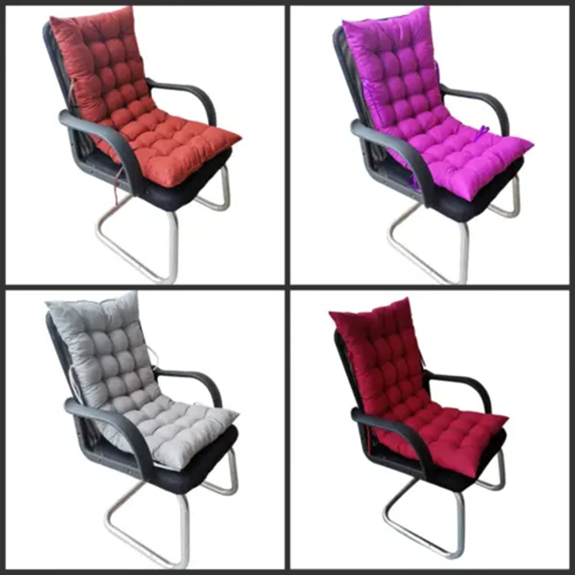 Deck Chair Cushion Comfy Patio Backyard Garden Seat Pad Tufted Mattress ...