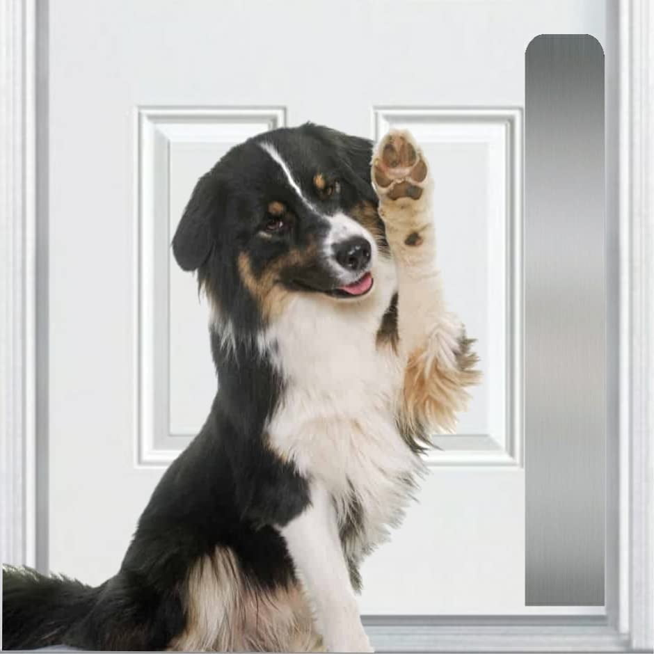 Deck the Door Decor | Dog Scratch Door Protection Plate - Anodized ...