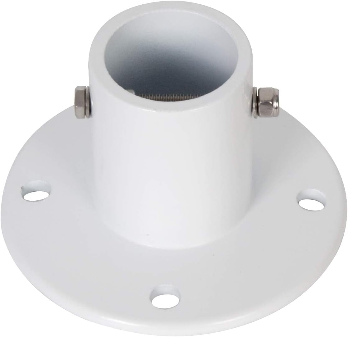 Deck Flange Cast Aluminum Above Ground Pool Ladders/Handrails/Slide - 1 ...