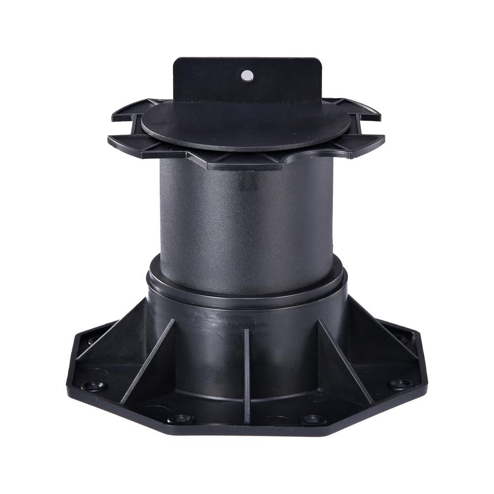 Deck Foundation Base, 5.5in to 8.7in Height Adjustable Deck Post Base ...