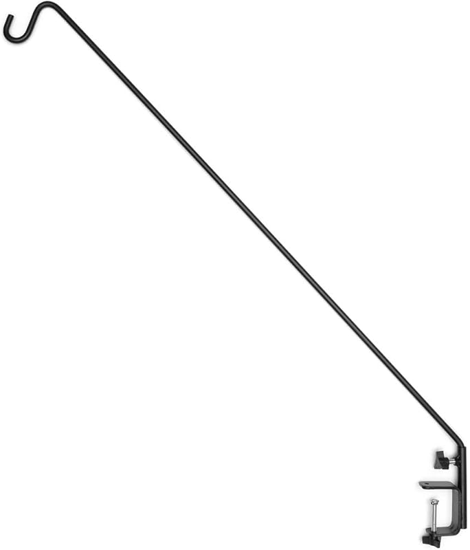 Deck Hook (1 Pack, 49-Inch Deck Hook), Double Forged Solid Metal Single ...