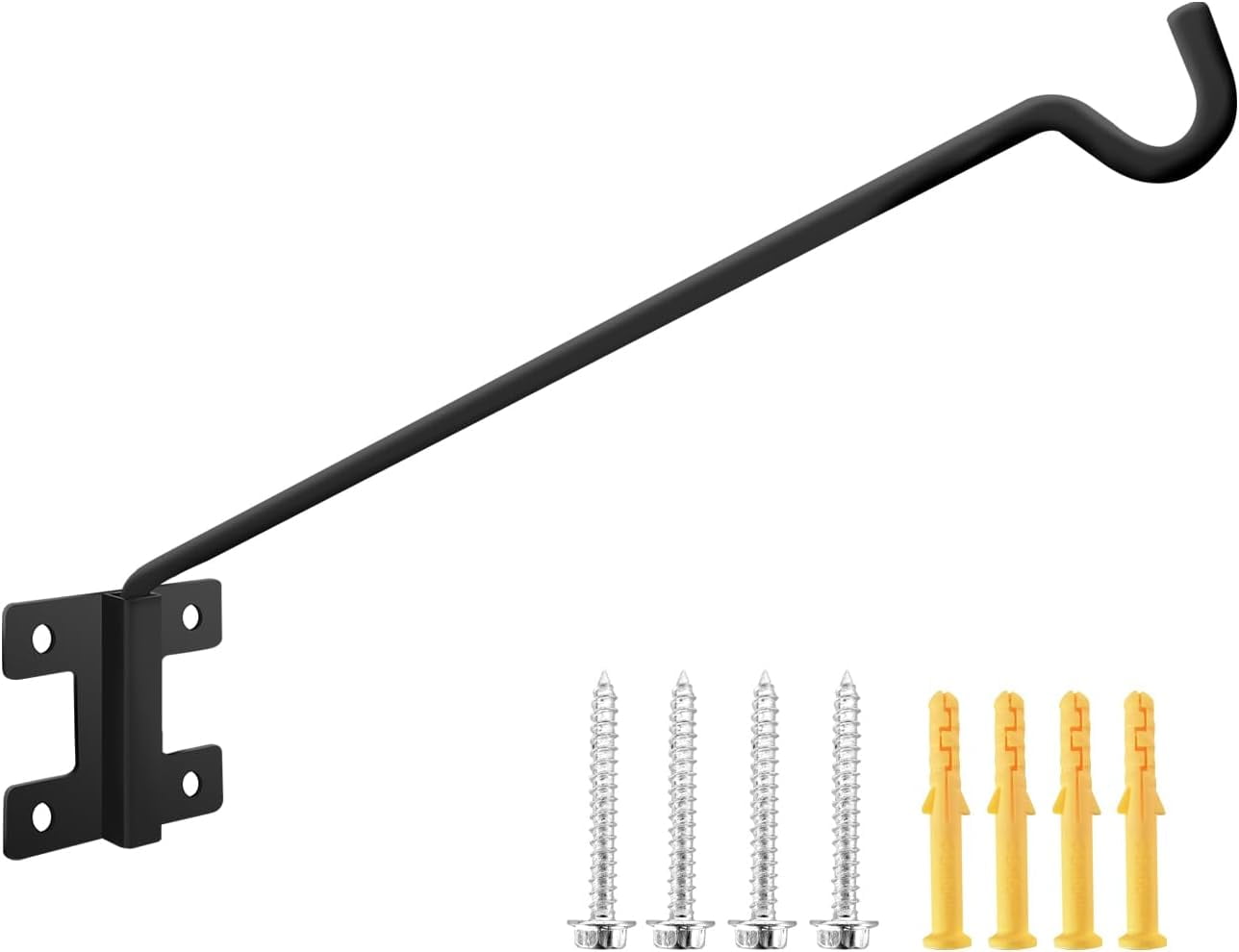 Deck Hook Rail Wall Mounted, Extension Reach Wall Bracket,Hook for Hanging Plants, Wind Chimes ...