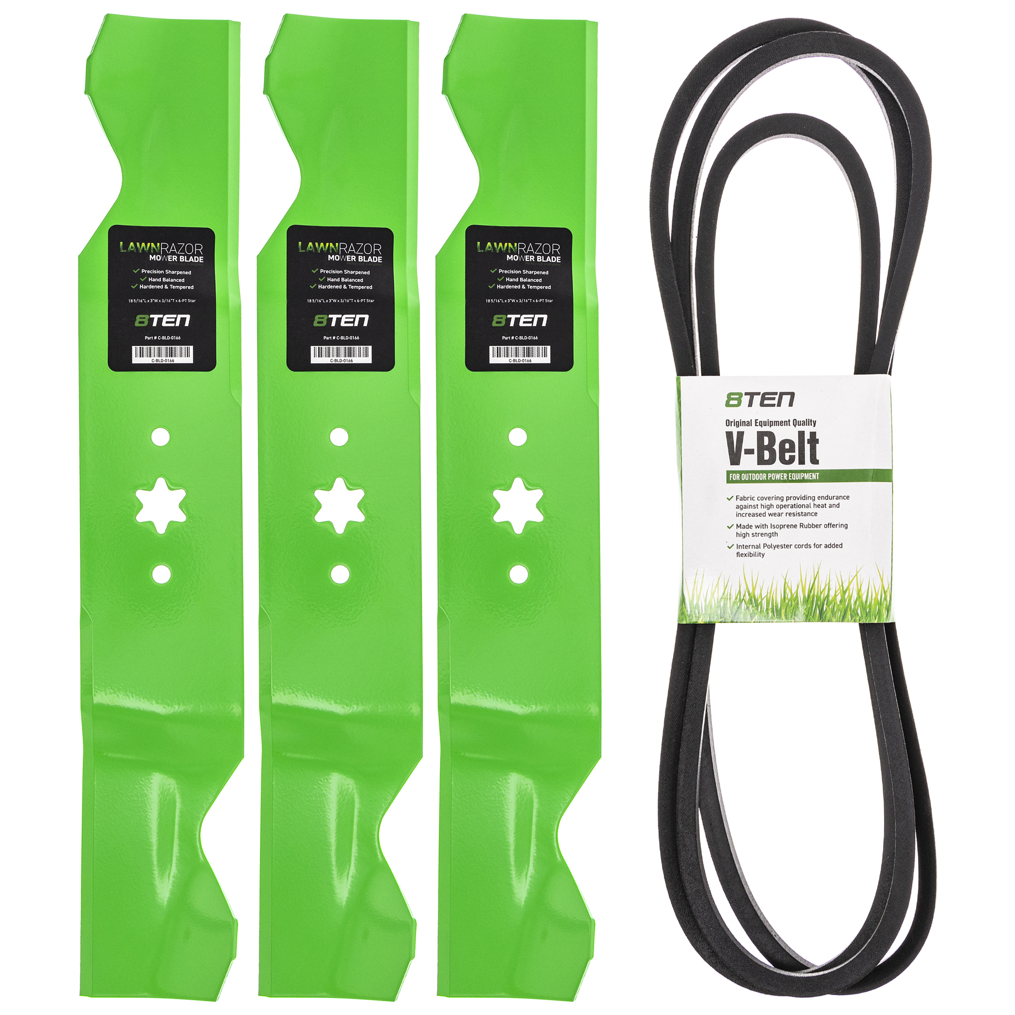 8TEN Deck Roller Kit for Toro Z320 Z Master Recycler Mowers 29-4820 ...