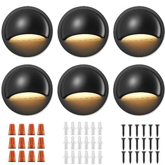 Deck Light, Low Voltage Stair Light with 12-36V AC/DC Landscape Step ...