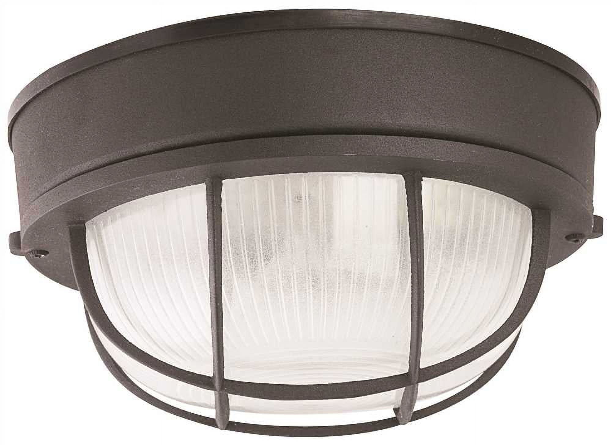 Deck Light Round Black per 2 Each - Walmart.com