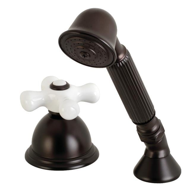 Deck Mount Hand Shower with Diverter for Roman Tub Faucet, Oil Rubbed ...