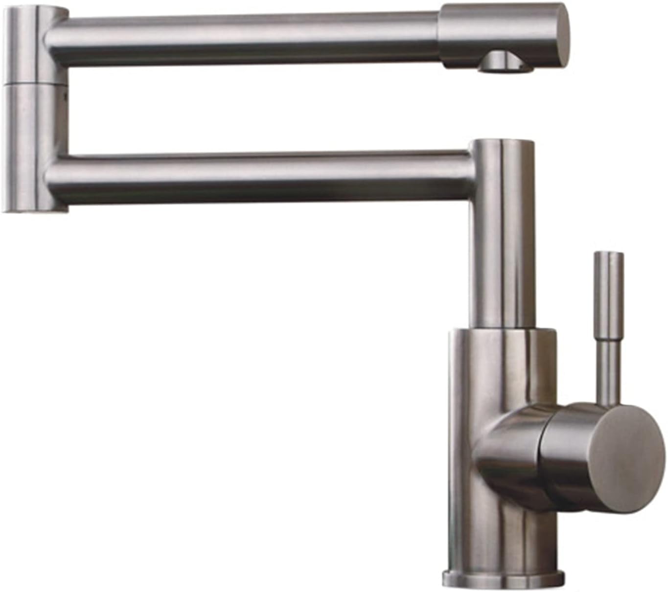 Deck Mount Pot Filler 304 Stainless Steel Single Handle Double Joints ...