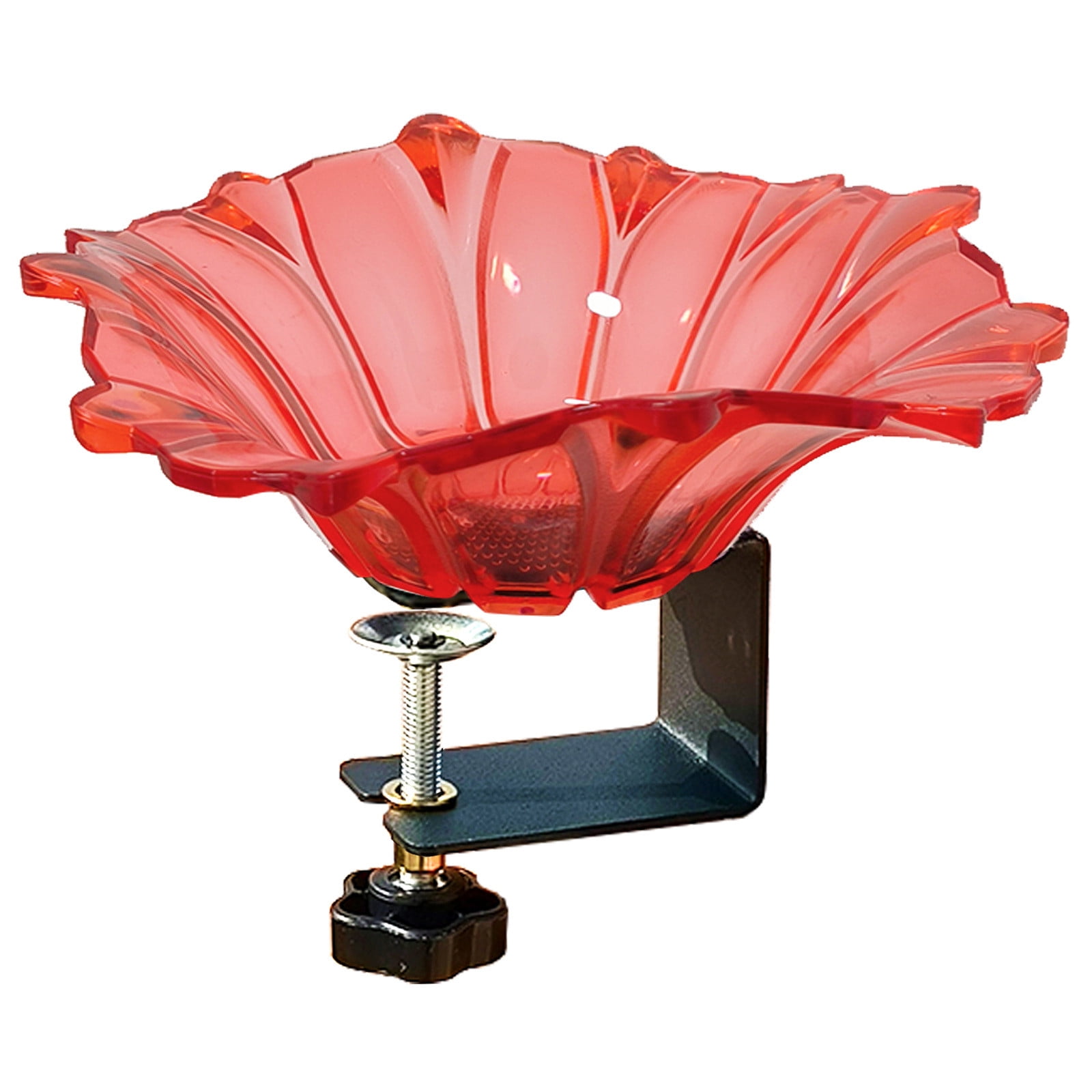 Deck Mounted Bird Bath Bowl for Outdoors,Deck Railing Feeder with ...