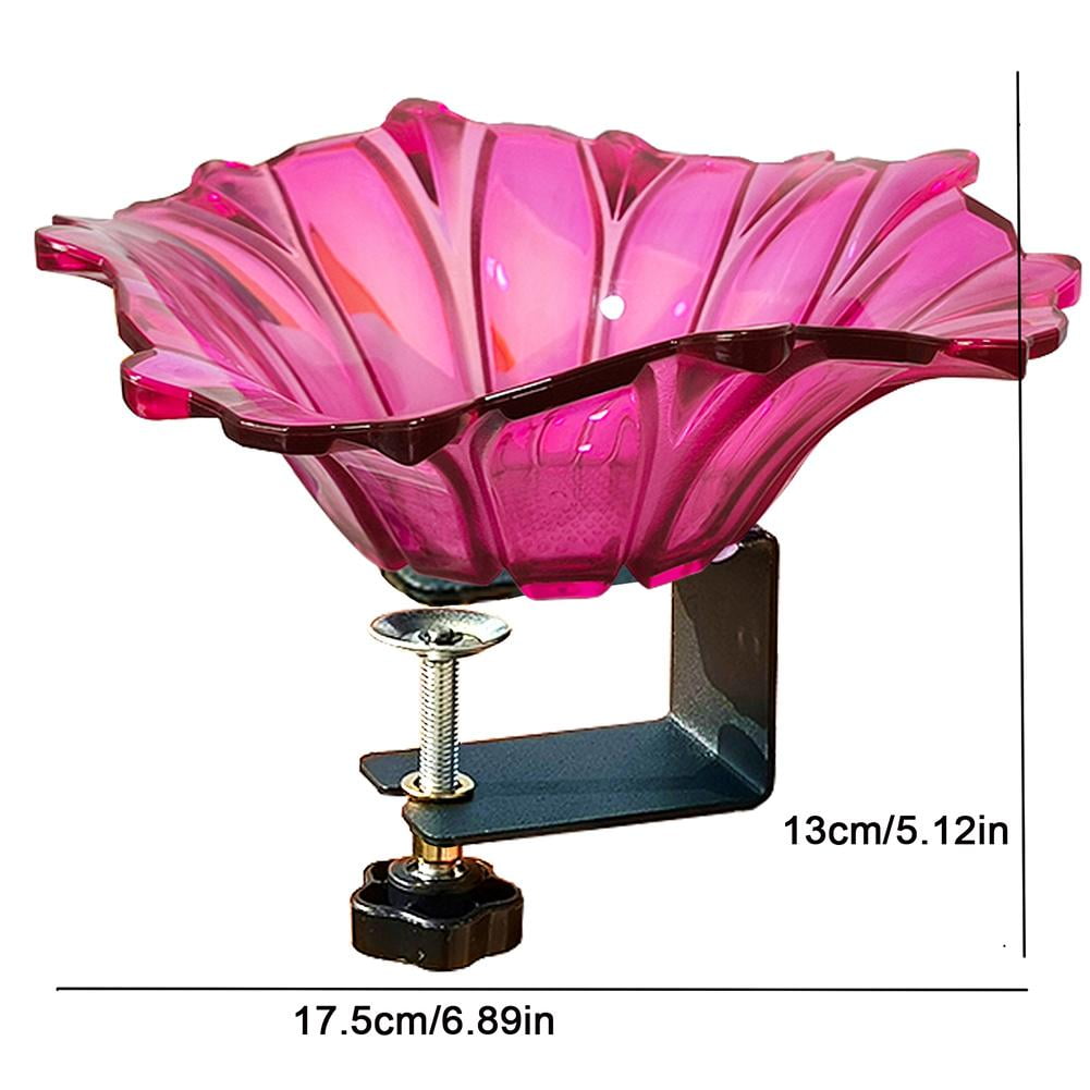 Deck Mounted Bird Baths for Outdoors,Deck Bird Bath Bowl with ...