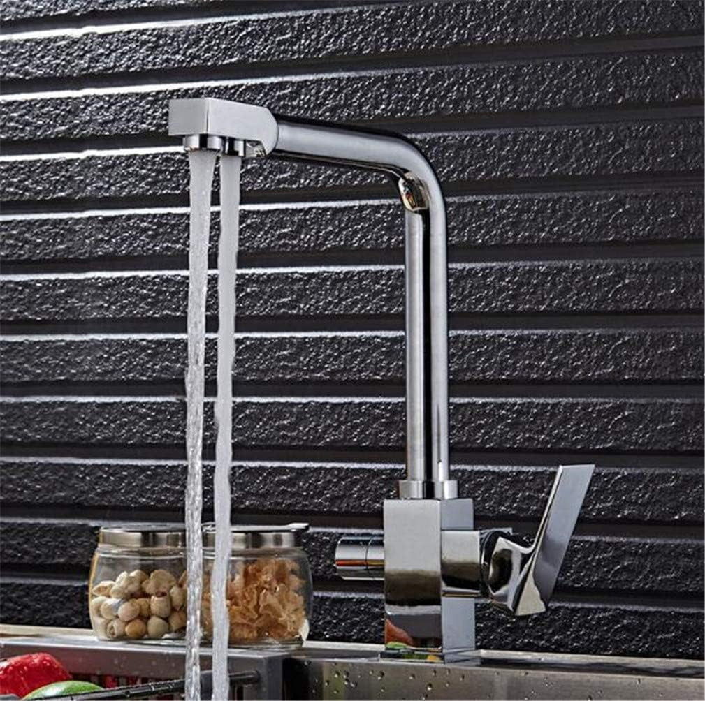 Deck Mounted Filter Kitchen Faucets Mixer Tap 360 Rotation with Water ...