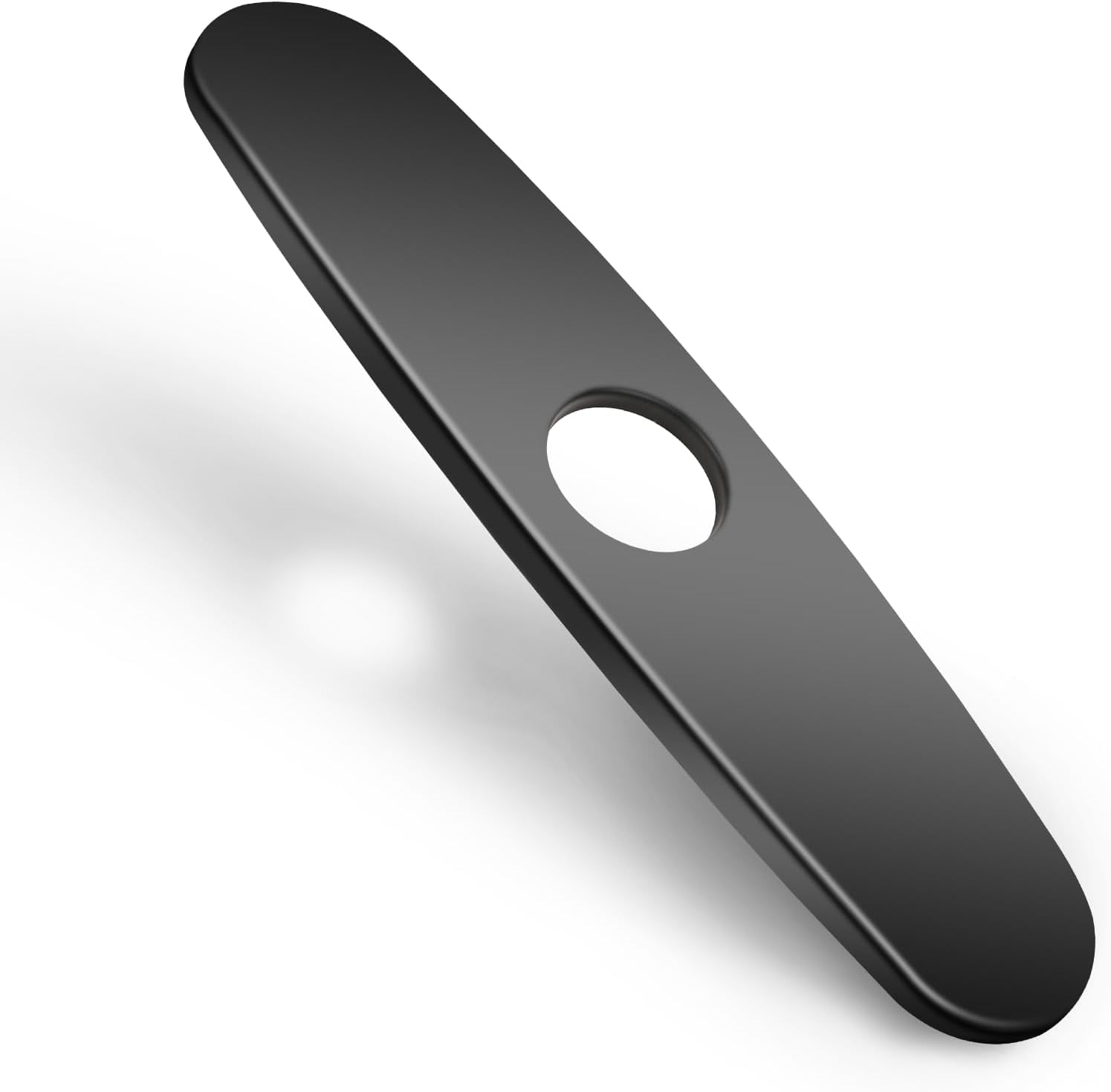 Deck Plate Escutcheon Sink Faucet Hole Cover Kitchen 10 Inch Black ...