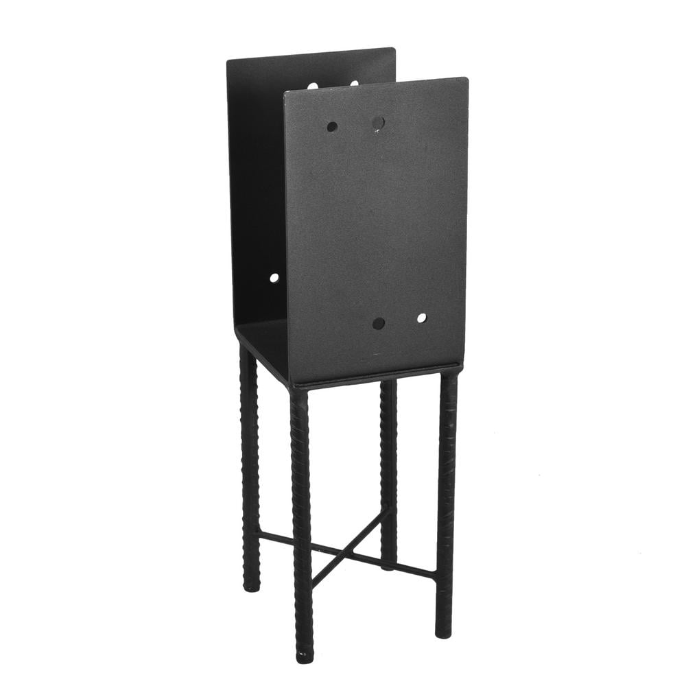 Deck Post Base, 4 Pieces Post Base for Concrete, U Shaped Holder ...