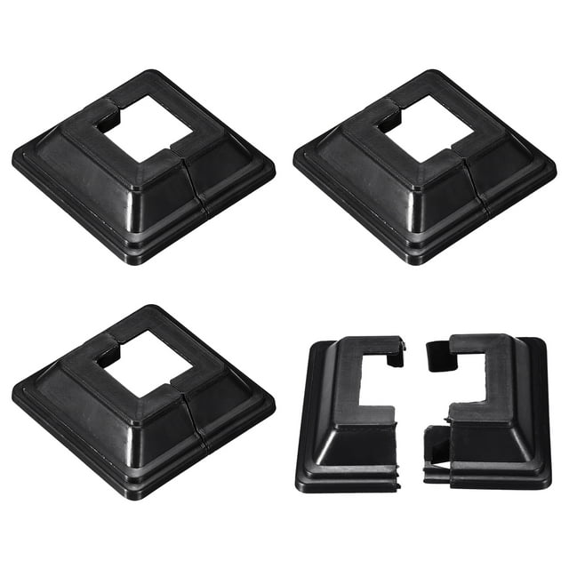Deck Post Base Cover, 4Pcs Split Style Post Bracket 26x26mm/1.02x1.02 ...