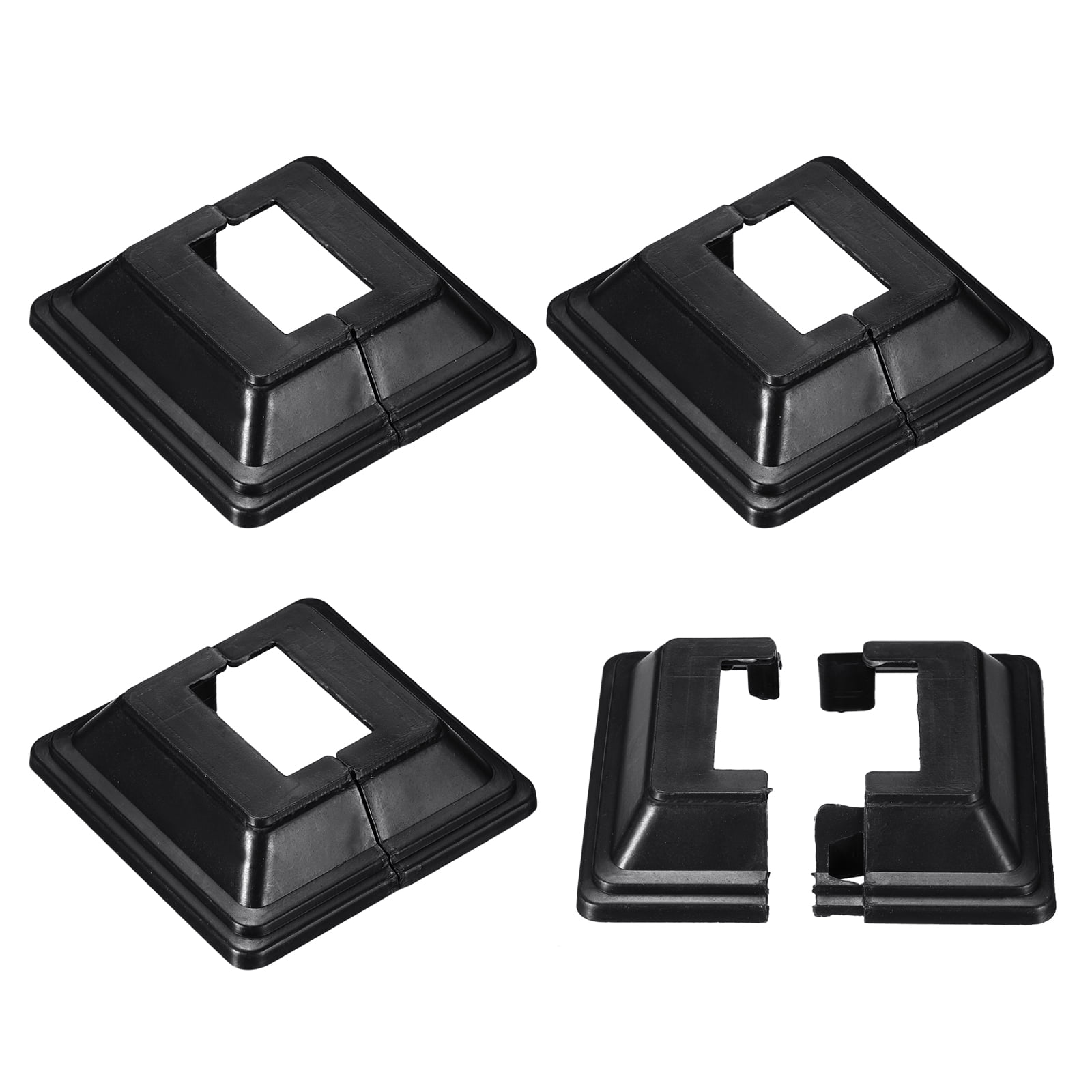 Deck Post Base Cover, 4Pcs Split Style Post Bracket 31x21mm/1.22x0.83 ...