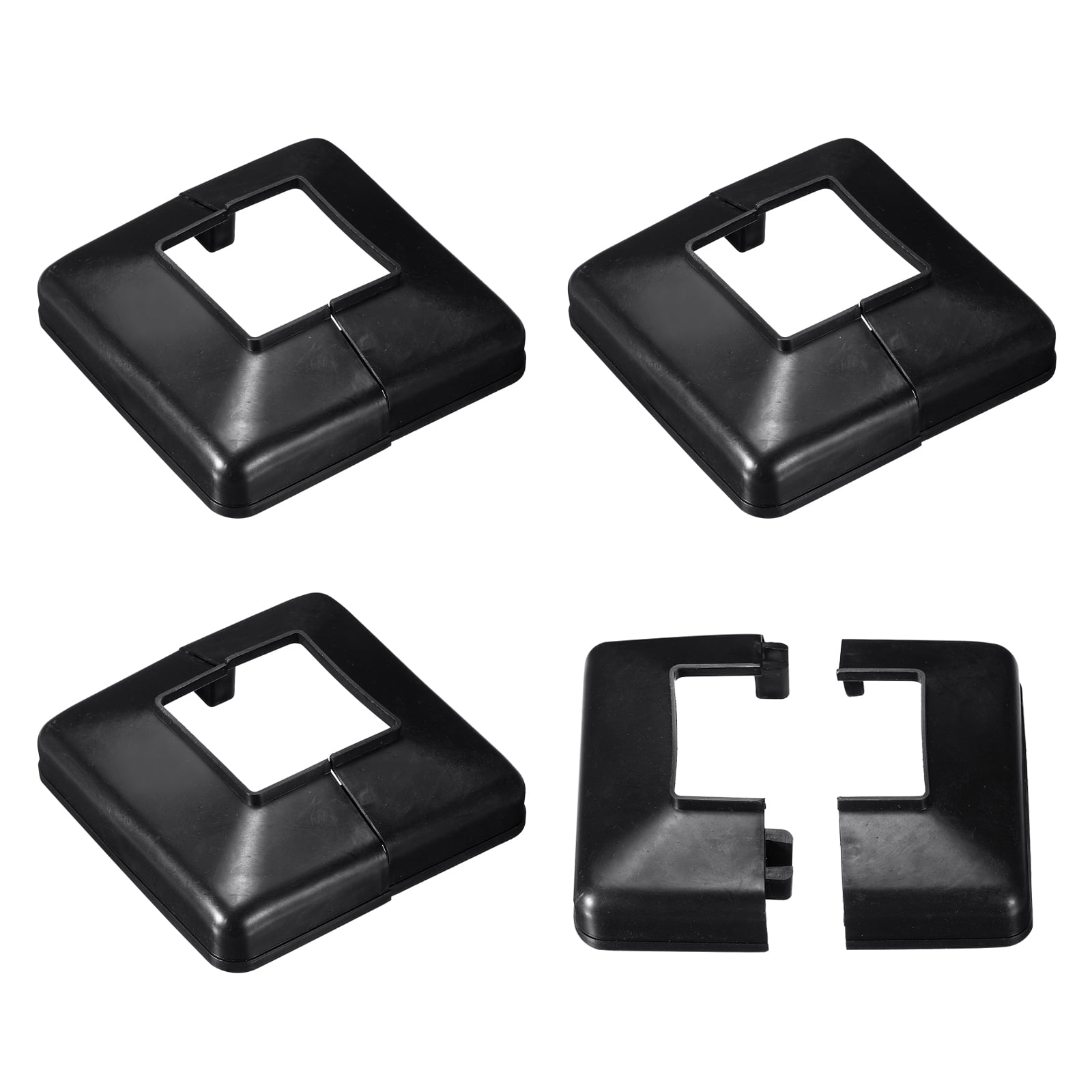 Deck Post Base Cover, 4Pcs Split Style Post Bracket 51x51mm/2.01x2.01 ...