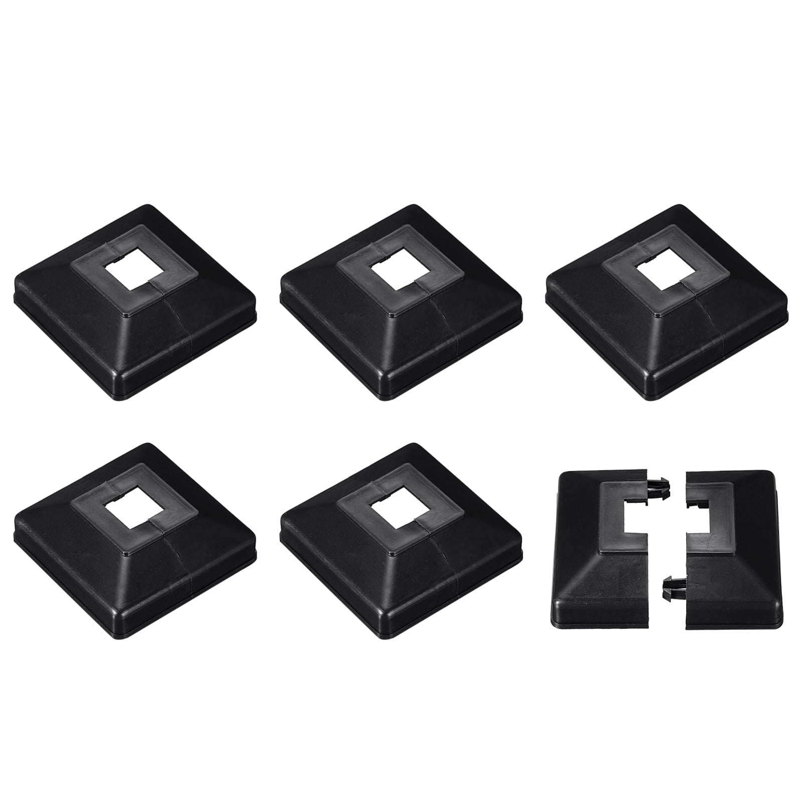 Deck Post Base Cover, 6Pcs Split Style Post Bracket 21x21mm/0.83x0.83 ...