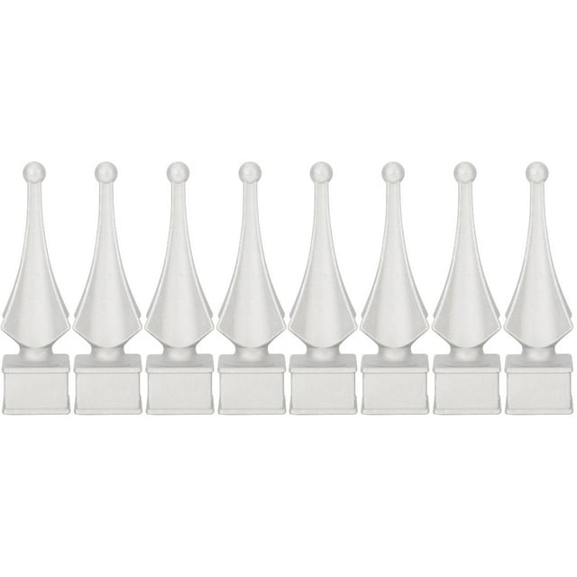 Deck Post Caps Metal Finials Garden Fence Edging Border Aluminum Heads ...