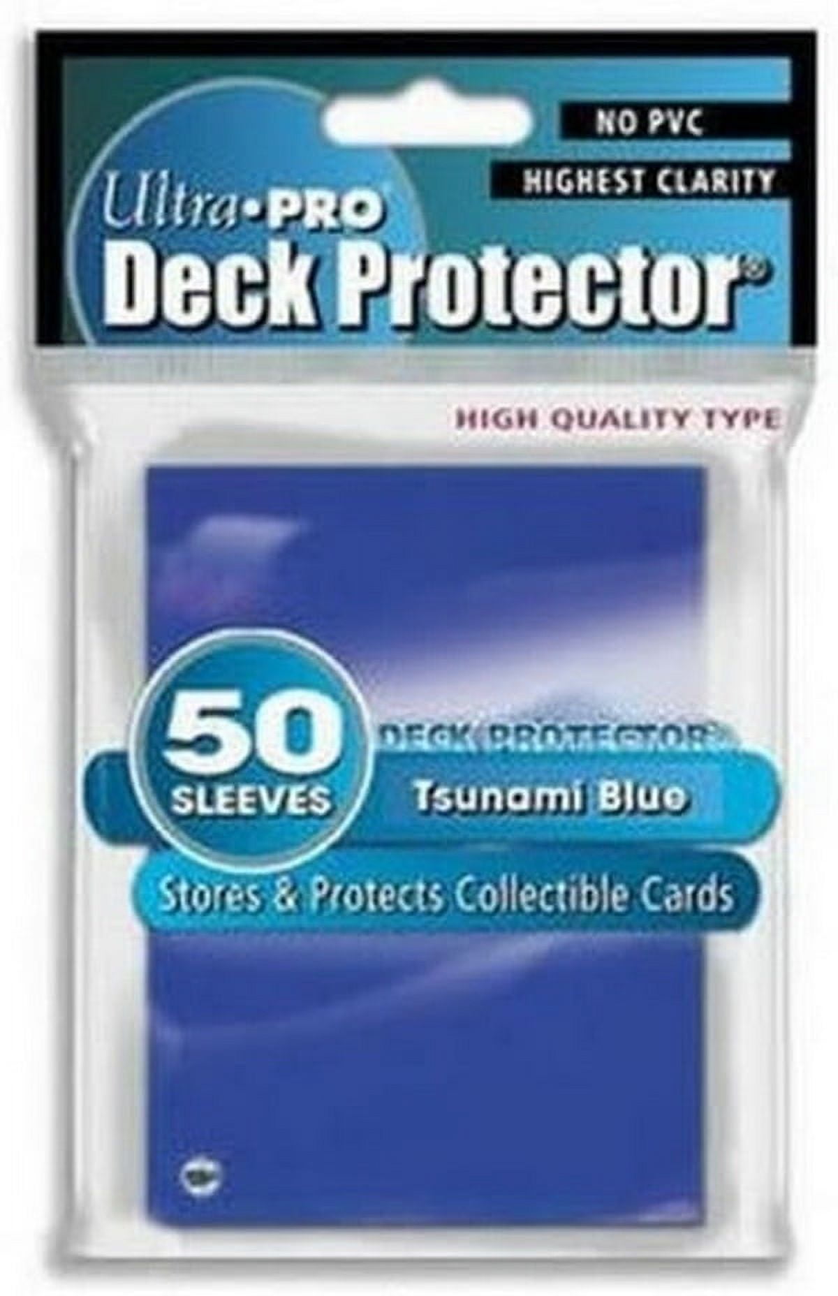 Deck Protectors - Standard Size - Tsunami Blue - Pack of 50 - Walmart.com
