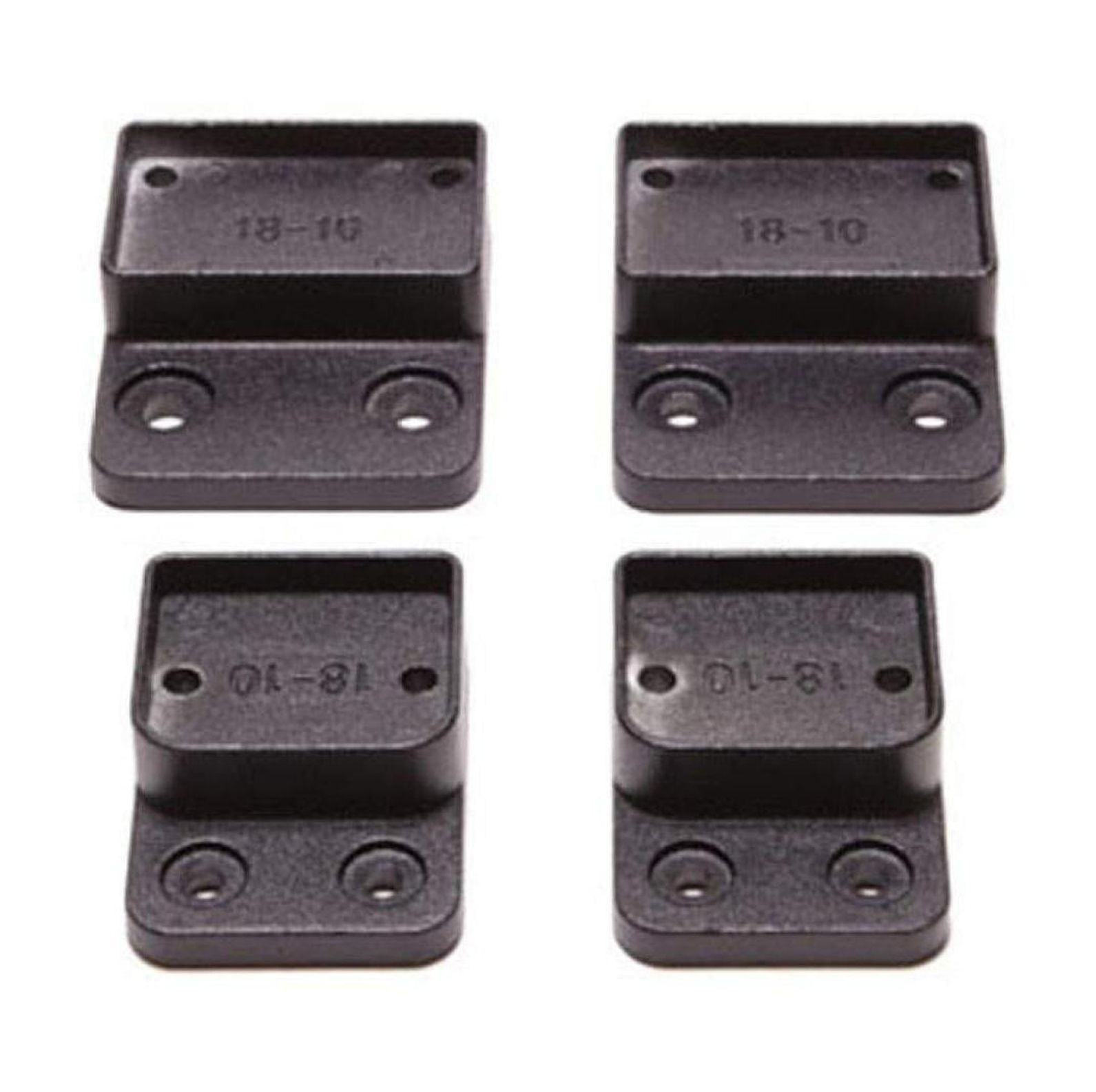 Deck Railing Connectors (4-Pack) - Matte Black - 2x4 Railing - Easy ...