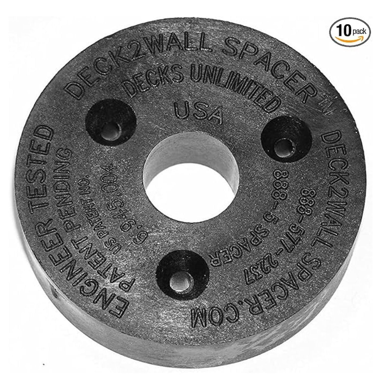 Deck Spacers 2" x 1/2" - 10 Pack | D2W38-10PK | Ledger Board Spacers ...