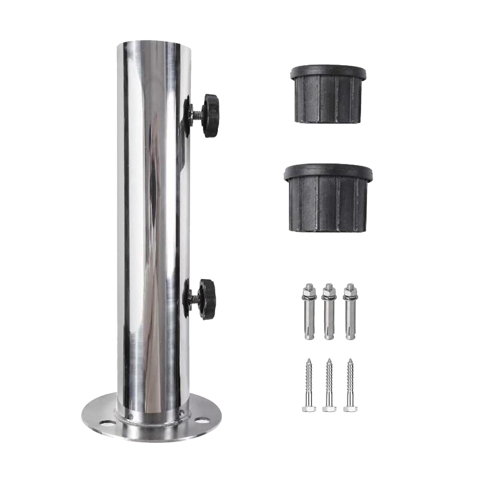 Deck Umbrella Base Stand Fits 38mm 48mm Post Parasol Umbrella Clamp for ...