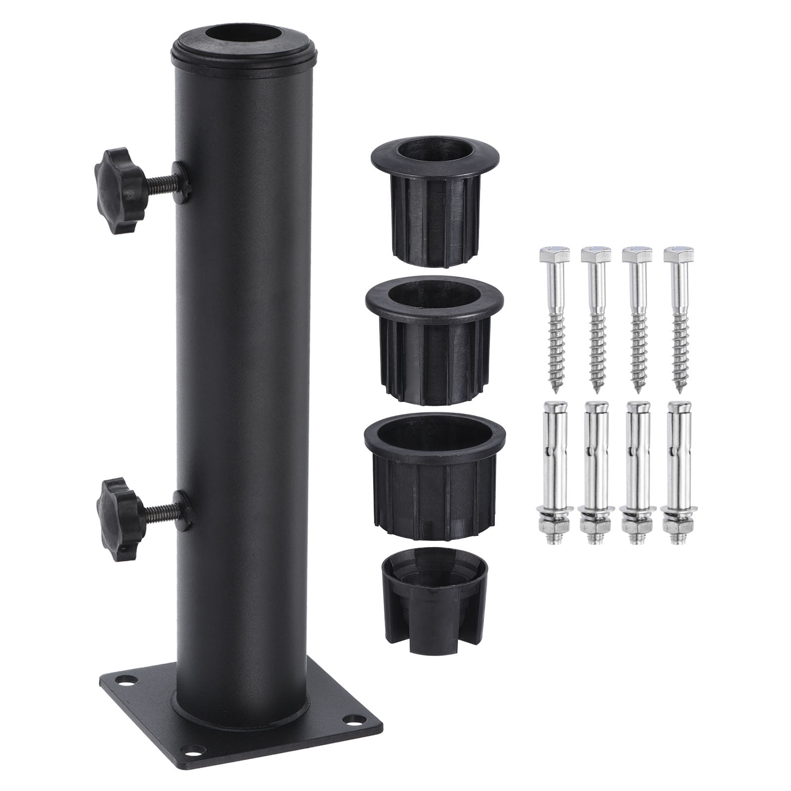 Deck Umbrella Mount Outdoor, 2.16" Diameter Windsock Pole Base Bracket ...