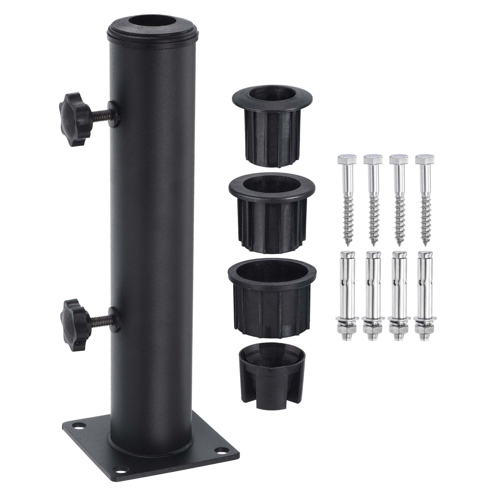 Deck Umbrella Mount Outdoor, 2.16" Diameter Windsock Pole Base Bracket ...
