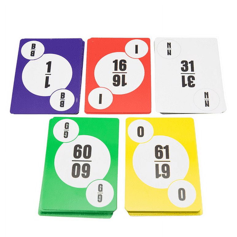 Deck of Bingo Calling Cards - B1 to O75 - Walmart.com
