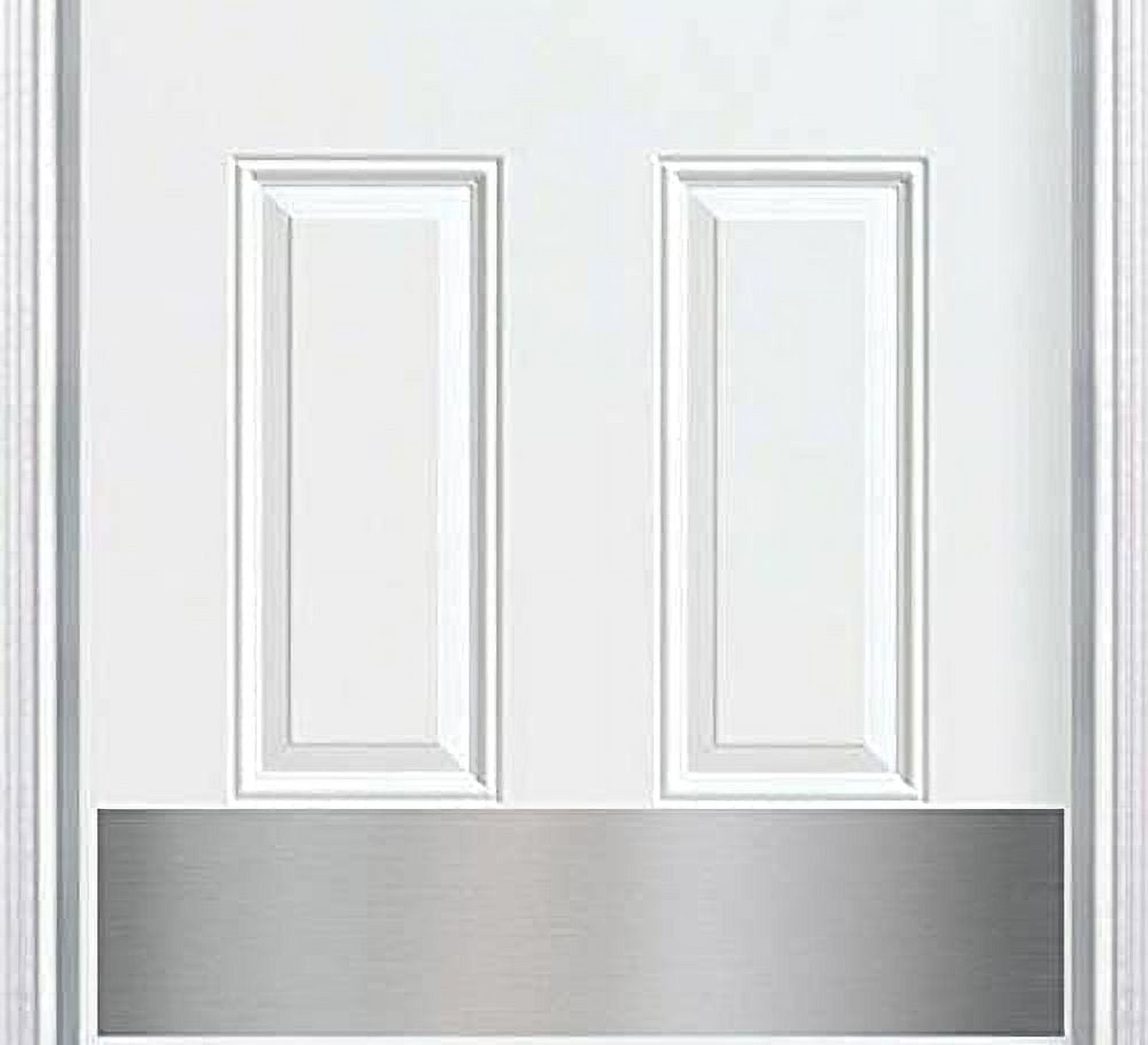 Deck the Door Decor | Door Kick Plate - Anodized Aluminum - Satin ...