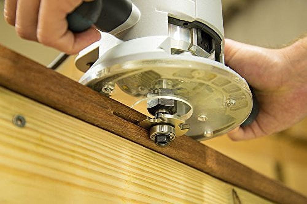 DeckWise 1/2" Arbor 4-Wing Slot Cutting Bit for Edge Groove Hardwood ...