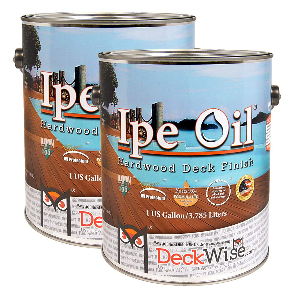 DeckWise Ipe Oil Hardwood Deck Semi-Transparent 100 VOC Natural Finish ...