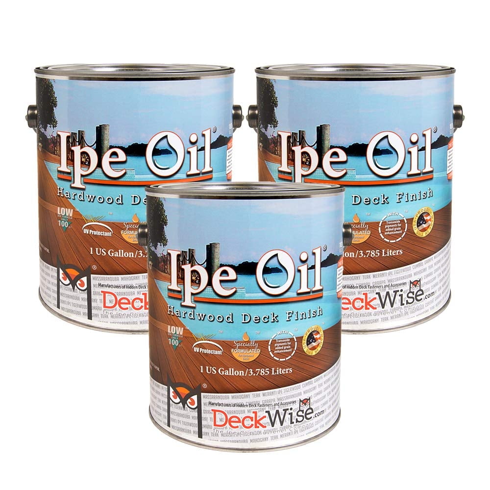 DeckWise Ipe Oil Hardwood Deck Semi-Transparent 100 VOC Natural Finish ...
