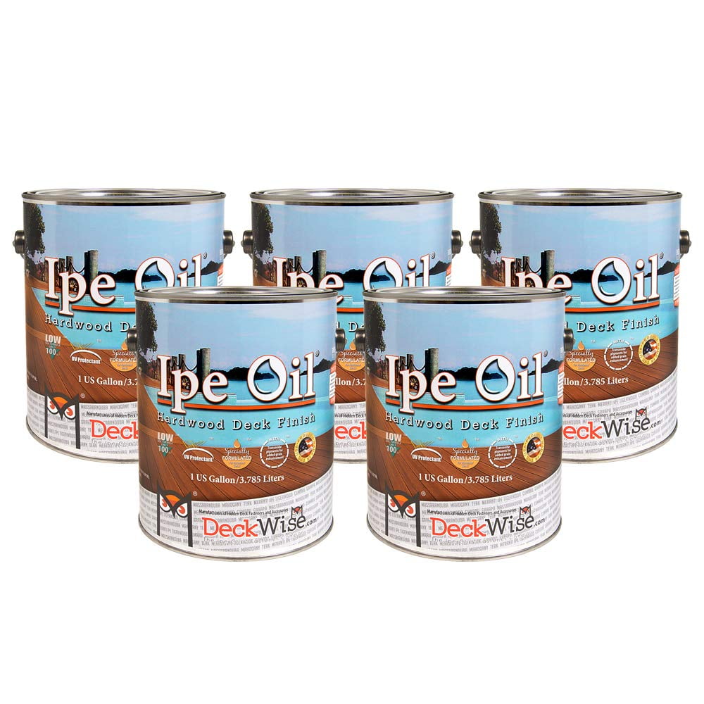 DeckWise Ipe Oil Hardwood Deck Semi-Transparent 100 VOC Natural Finish ...