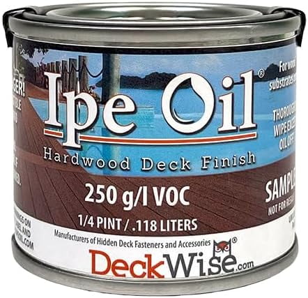 DeckWise Ipe Oil Hardwood Deck Semi-Transparent 250 VOC Natural Finish ...