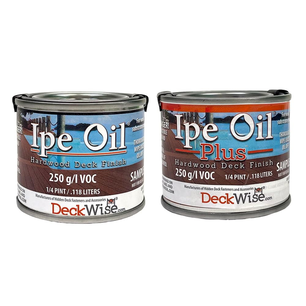 DeckWise Ipe Oil & Ipe Oil Plus Hardwood Deck Natural Finish Semi ...
