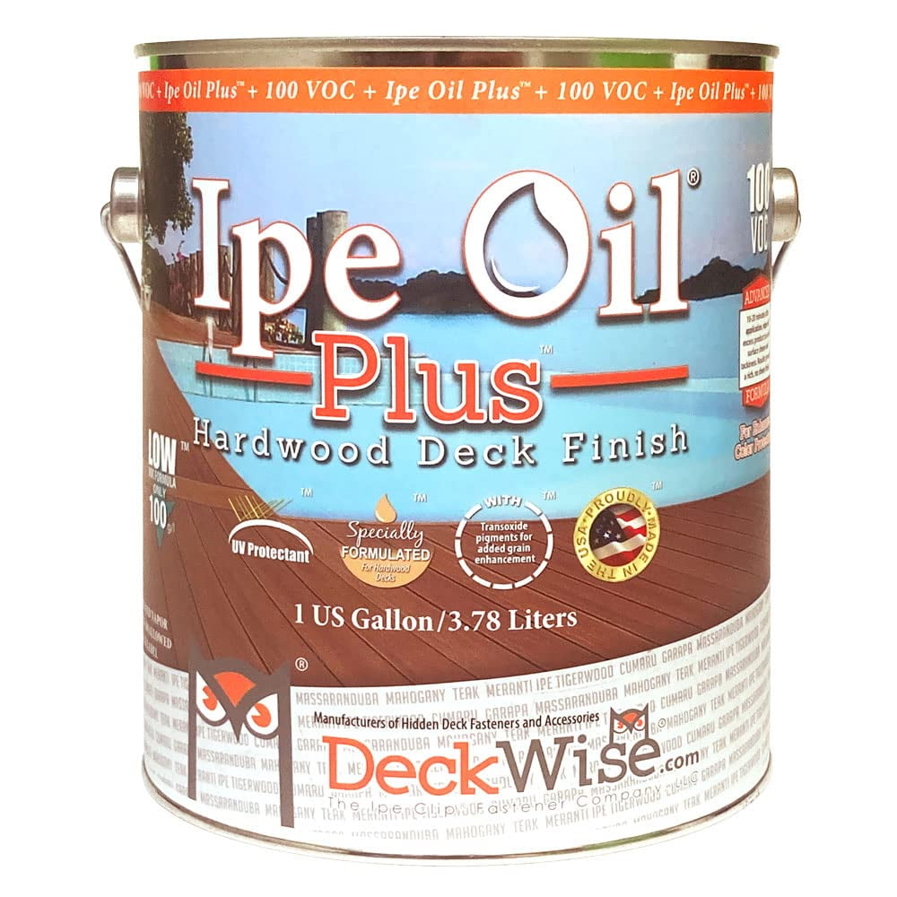 Deckwise Ipe Oil Plus Hardwood Deck Semi-Transparent 100 VOC Natural ...