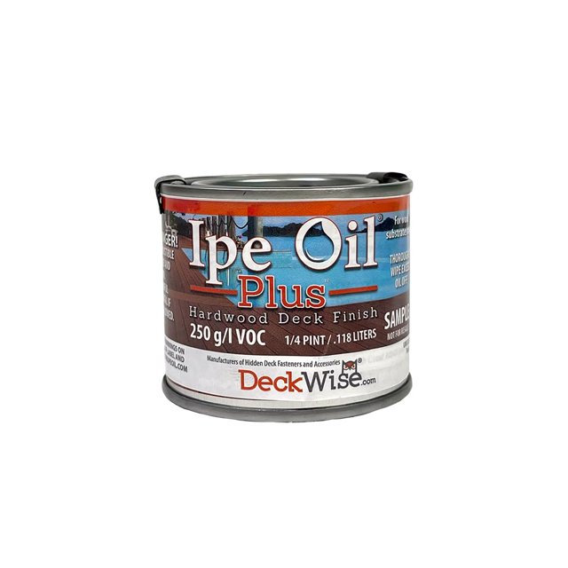DeckWise Ipe Oil Plus Hardwood Deck Semi-Transparent 250 VOC Natural ...